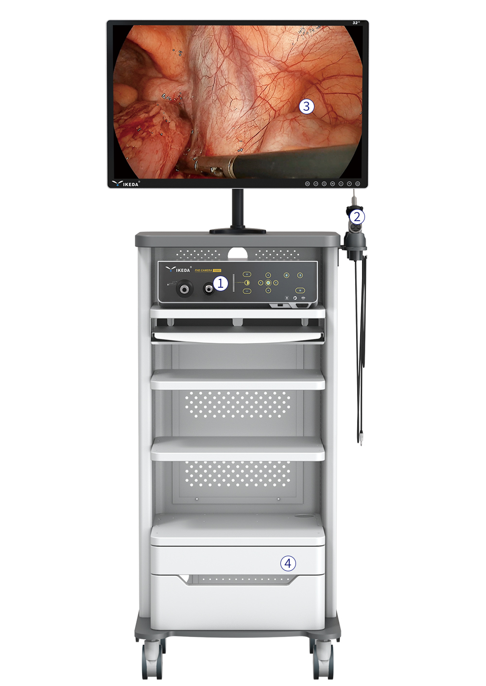 IKEDA Full HD Endoscope Camera system