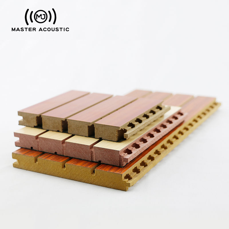 Decorated Grooved Wooden Acoustic Panel - Master Acoustic
