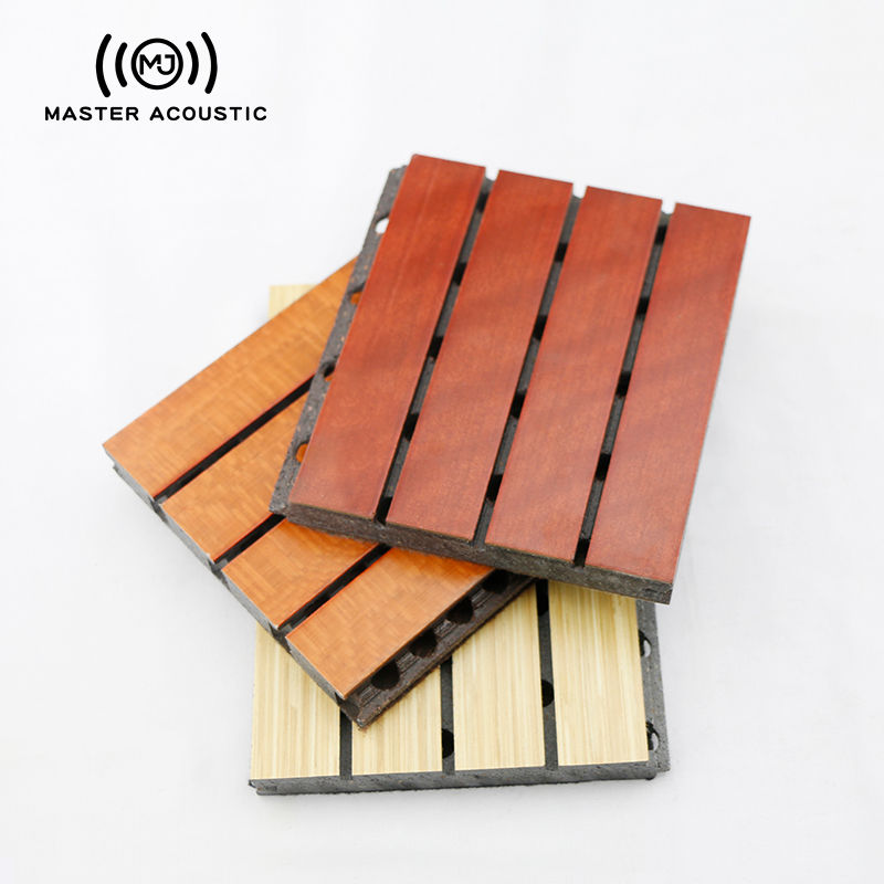 Decorated Grooved Wooden Acoustic Panel - Master Acoustic