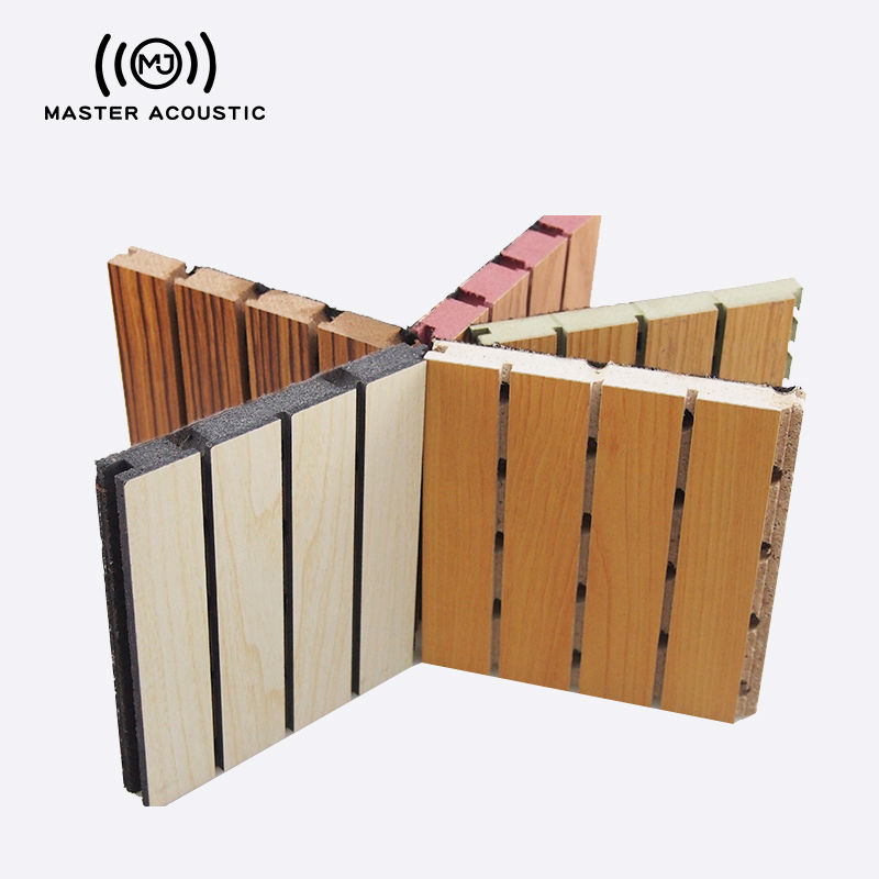 Decorated Grooved Wooden Acoustic Panel - Master Acoustic