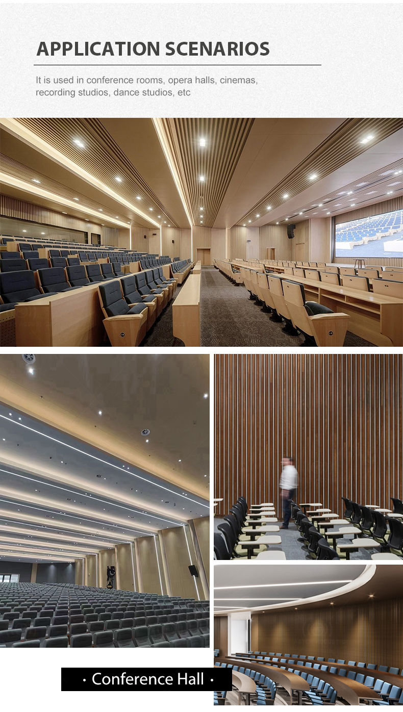 Decorated Grooved Wooden Acoustic Panel - Master Acoustic