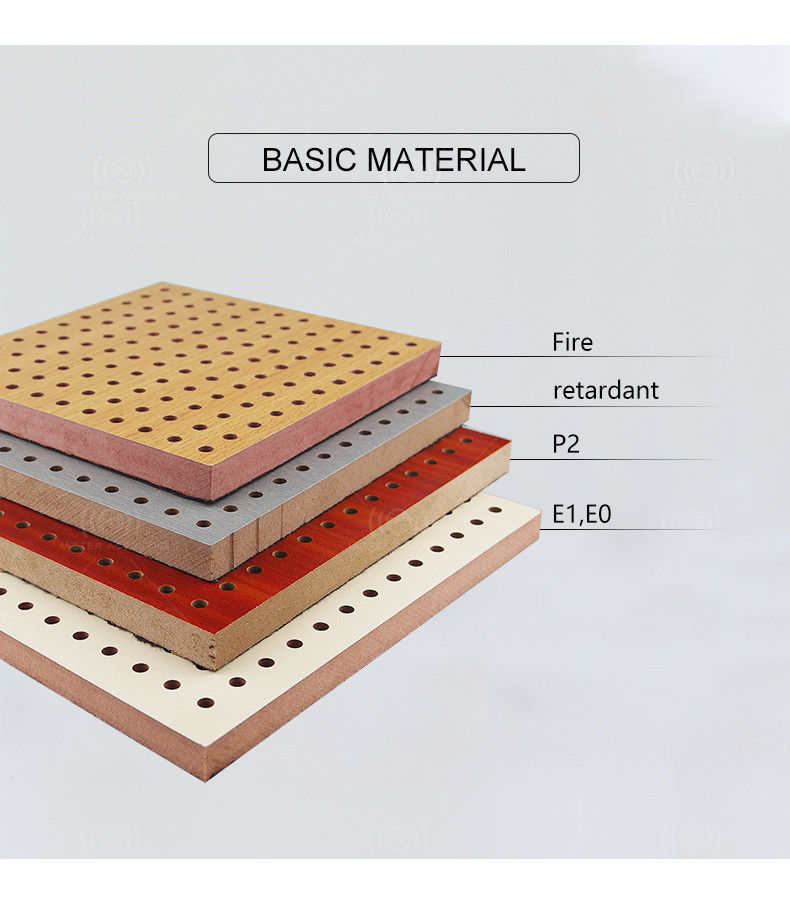 Wooden Normal Perforated Acoustic Panel - Master Acoustic