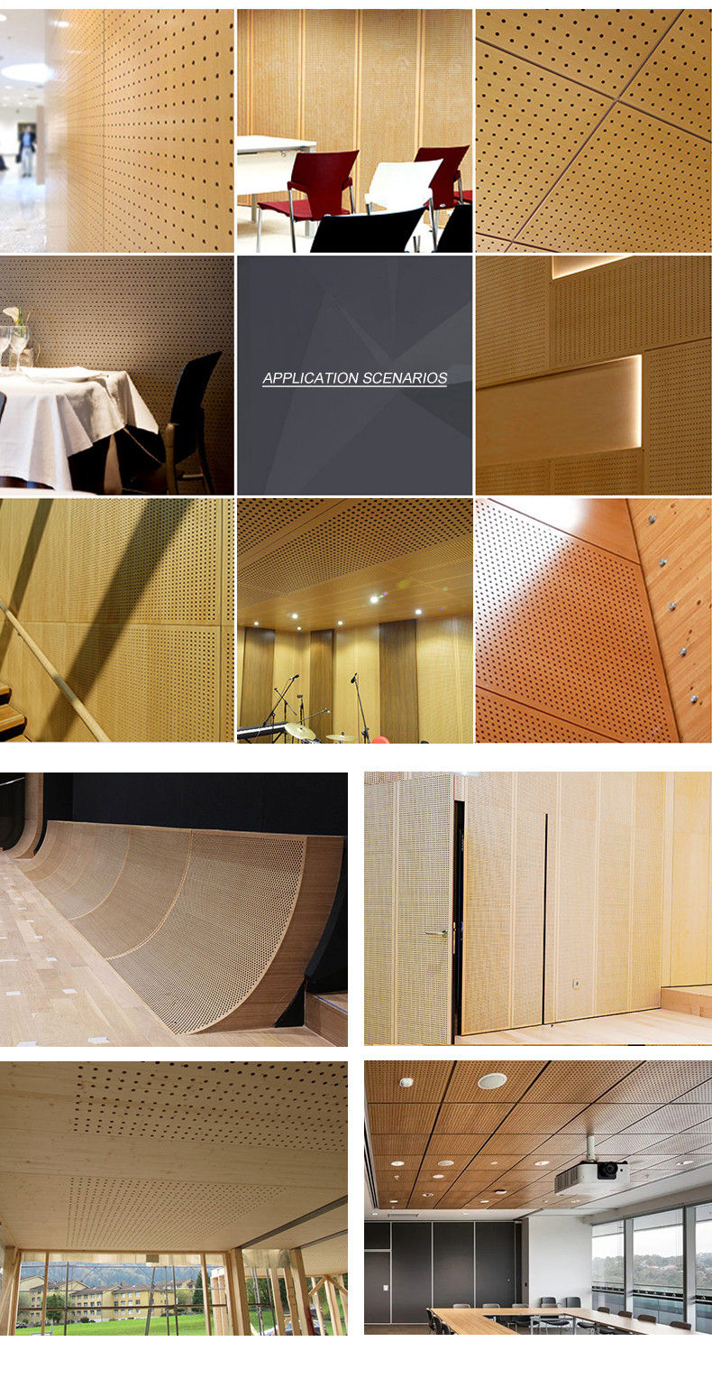 Wooden Normal Perforated Acoustic Panel - Master Acoustic
