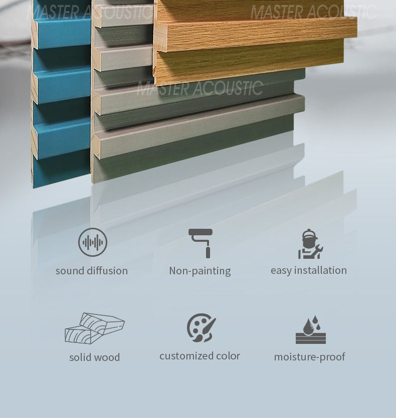 Solid Wood Decorated Panel - Master Acoustic