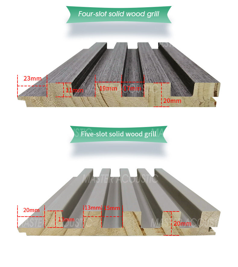 Solid Wood Decorated Panel - Master Acoustic