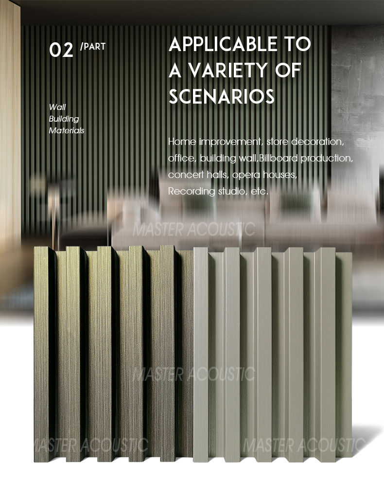 Solid Wood Decorated Panel - Master Acoustic