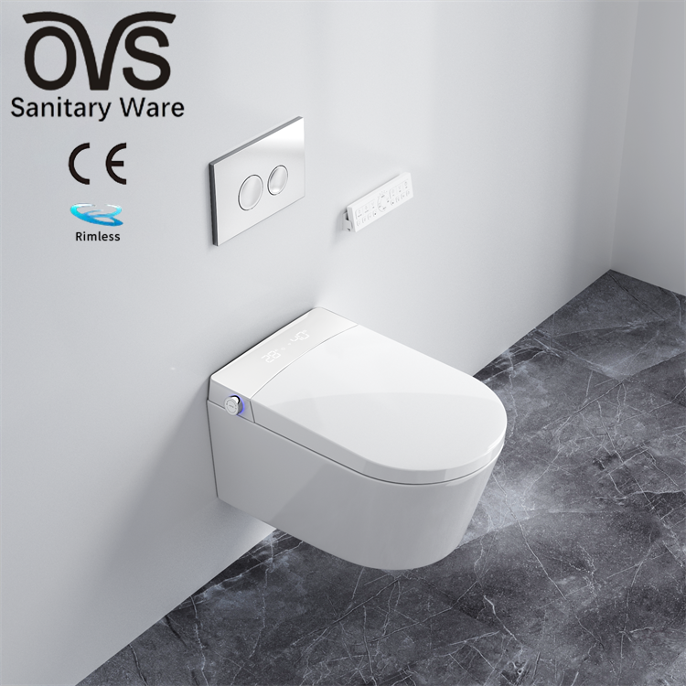 Intelligent WC Elongated Bathroom Water Closet Intelligent Valve Smart ...
